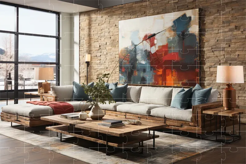 Comfort And Elegance In Living Rooms Midjourney Prompt | PromptBase