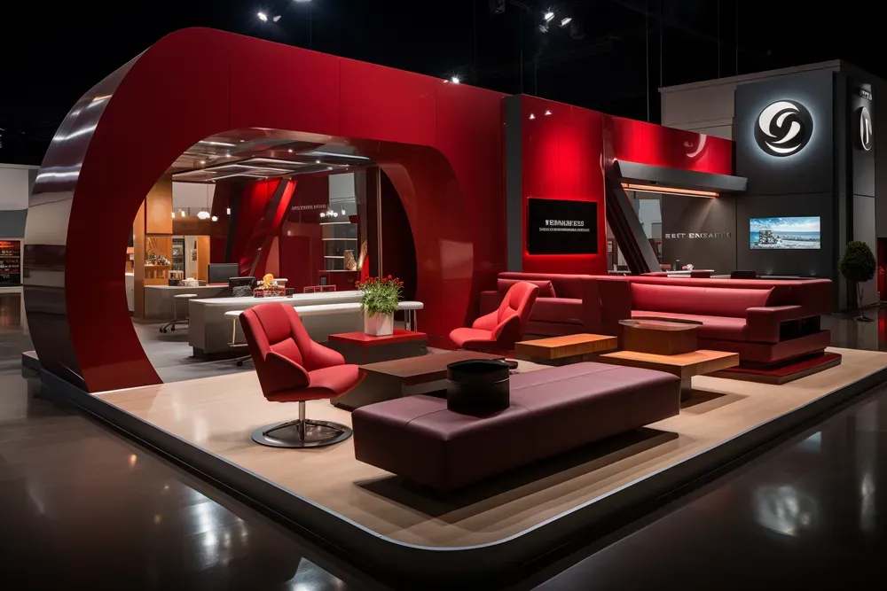 Innovative Booths Capturing Attention Midjourney Prompt | PromptBase