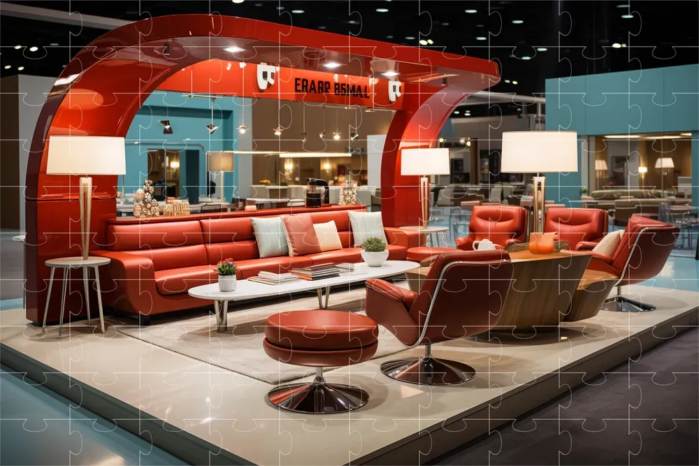 Innovative Booths Capturing Attention Midjourney Prompt | PromptBase