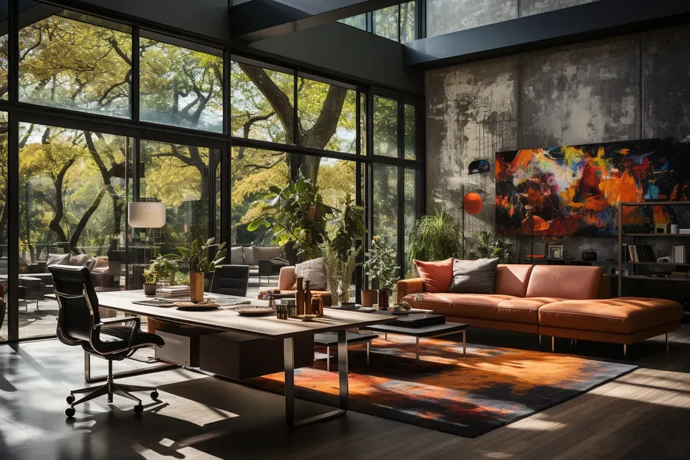 Office Spaces Functions Meet Style Midjourney Prompt | PromptBase