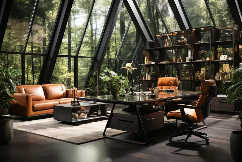 Office Spaces Functions Meet Style Midjourney Prompt | PromptBase