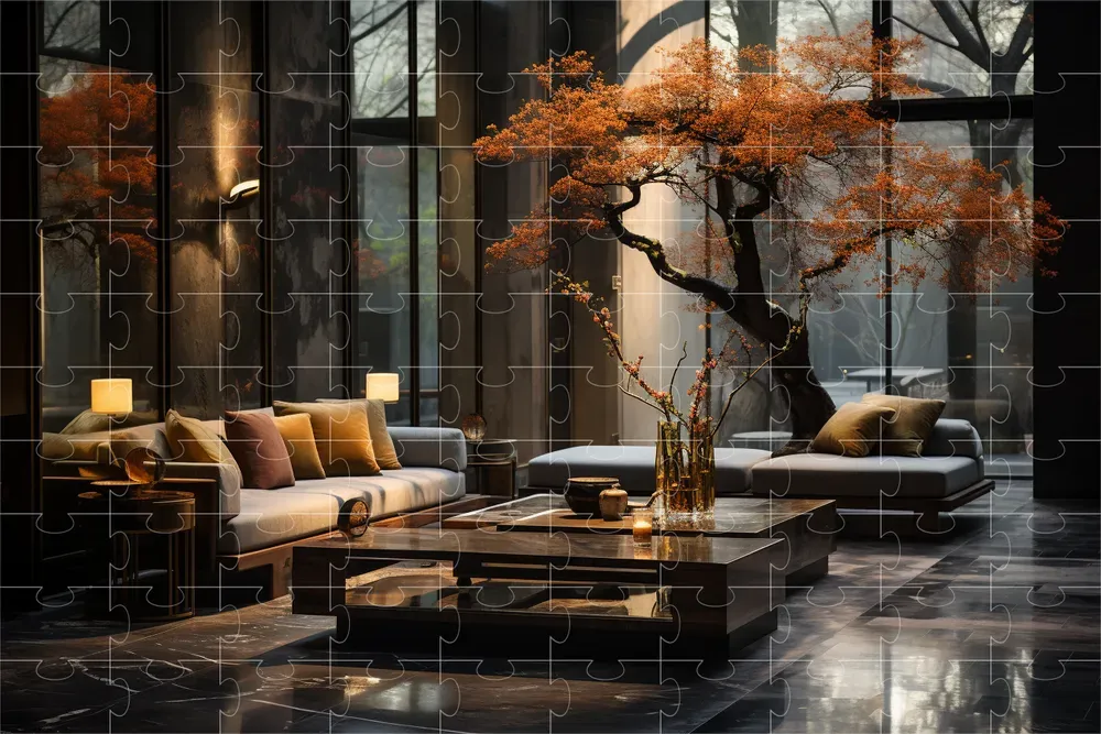 Boutique Hotel Lobby Elegance Approaches Midjourney Prompt | PromptBase