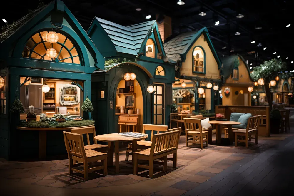 Vibrant Kids Play Areas Fun Meet Design Midjourney Prompt | PromptBase