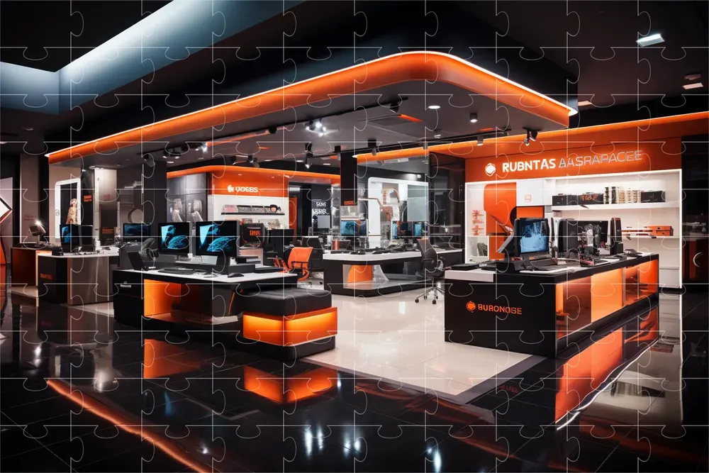 Futuristic Tech Stores In Luxury Malls Midjourney Prompt | PromptBase