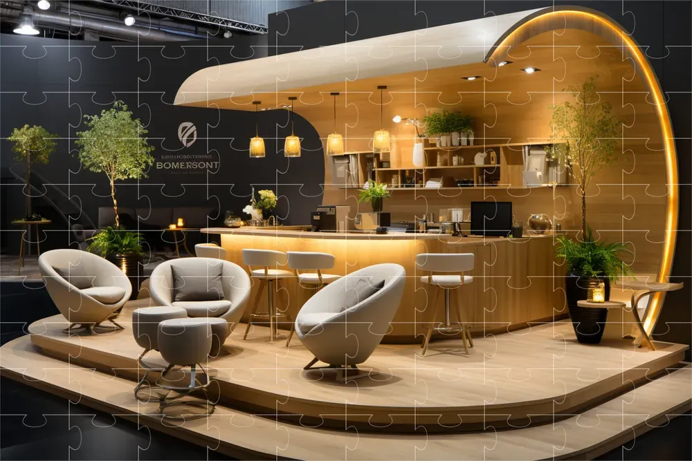 Configurable Booths Multiuse Spaces Midjourney Prompt | PromptBase