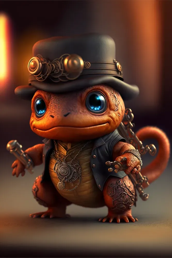 Steampunk Chibi Game Characters Midjourney Prompt | PromptBase