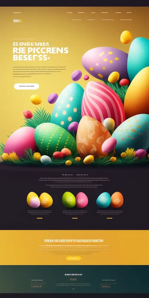 Full Page Ui Landing Page Website Designs Midjourney Prompt | PromptBase