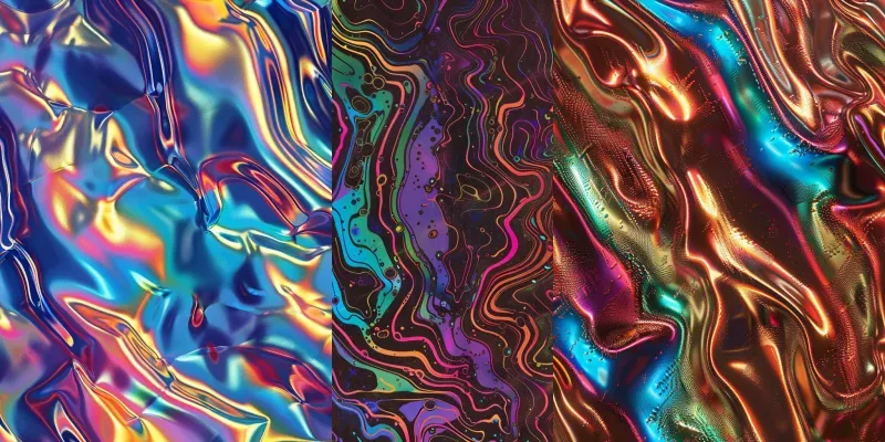 Holo Effects Full Of Colors Patterns Midjourney Prompt | PromptBase