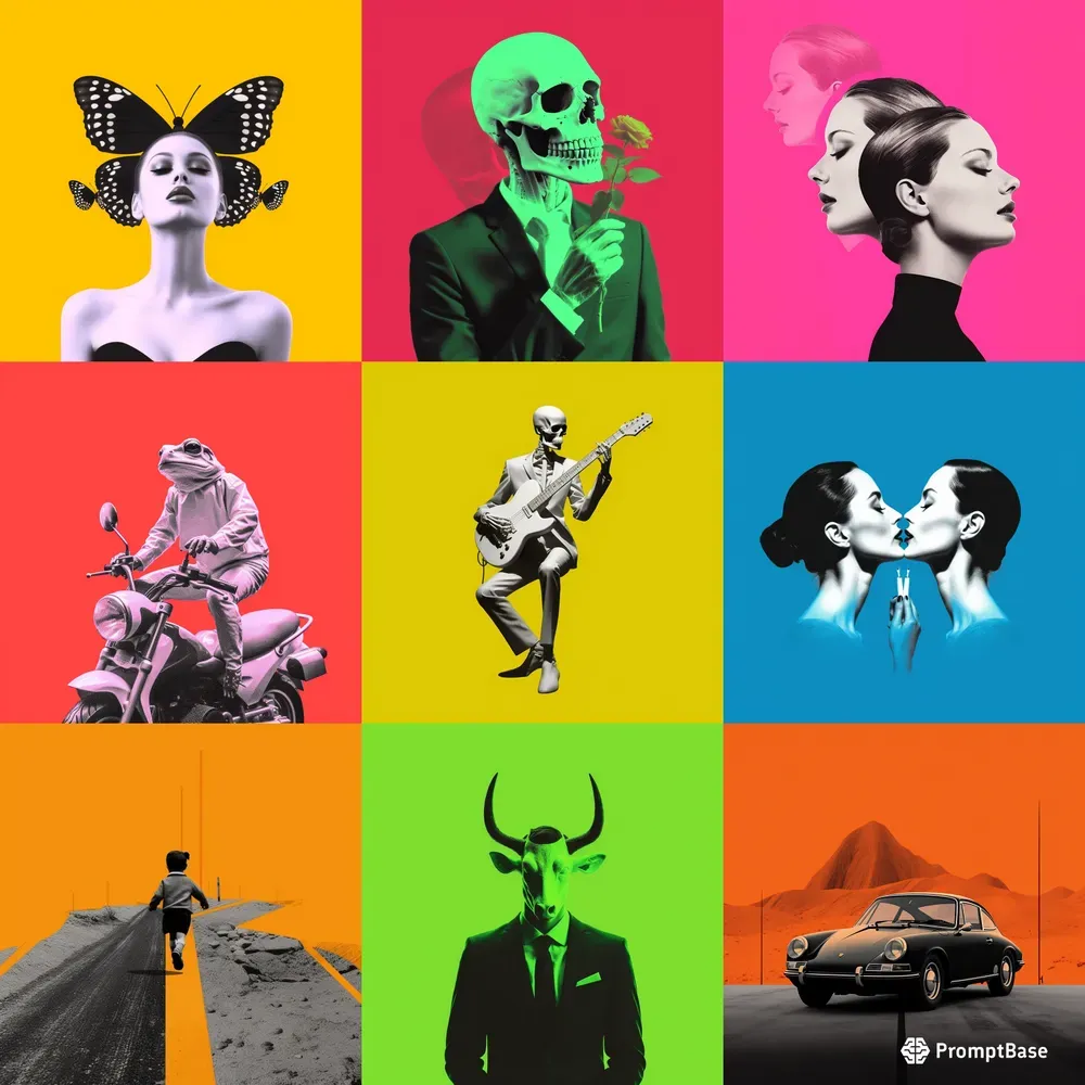 Trippy Minimal Album Covers Midjourney Prompt | PromptBase