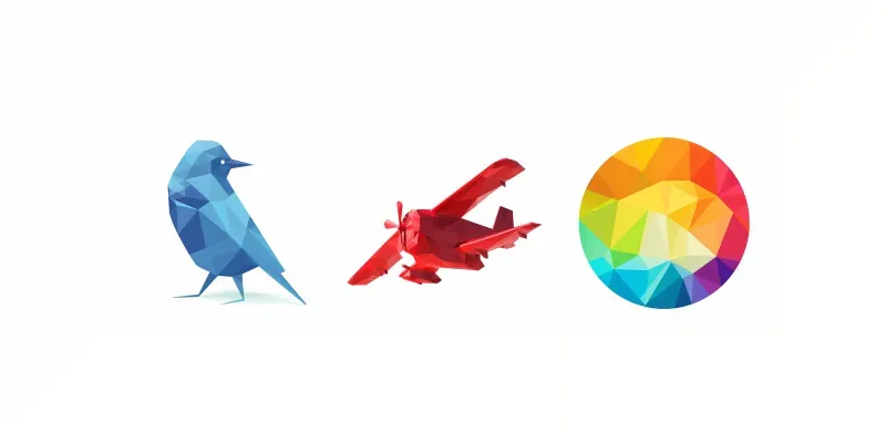 Low Poly Logo Designs Midjourney Prompt | PromptBase