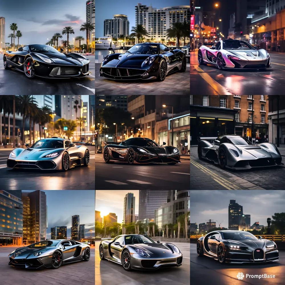 HDr Hypercar Photographs Midjourney Prompt | PromptBase
