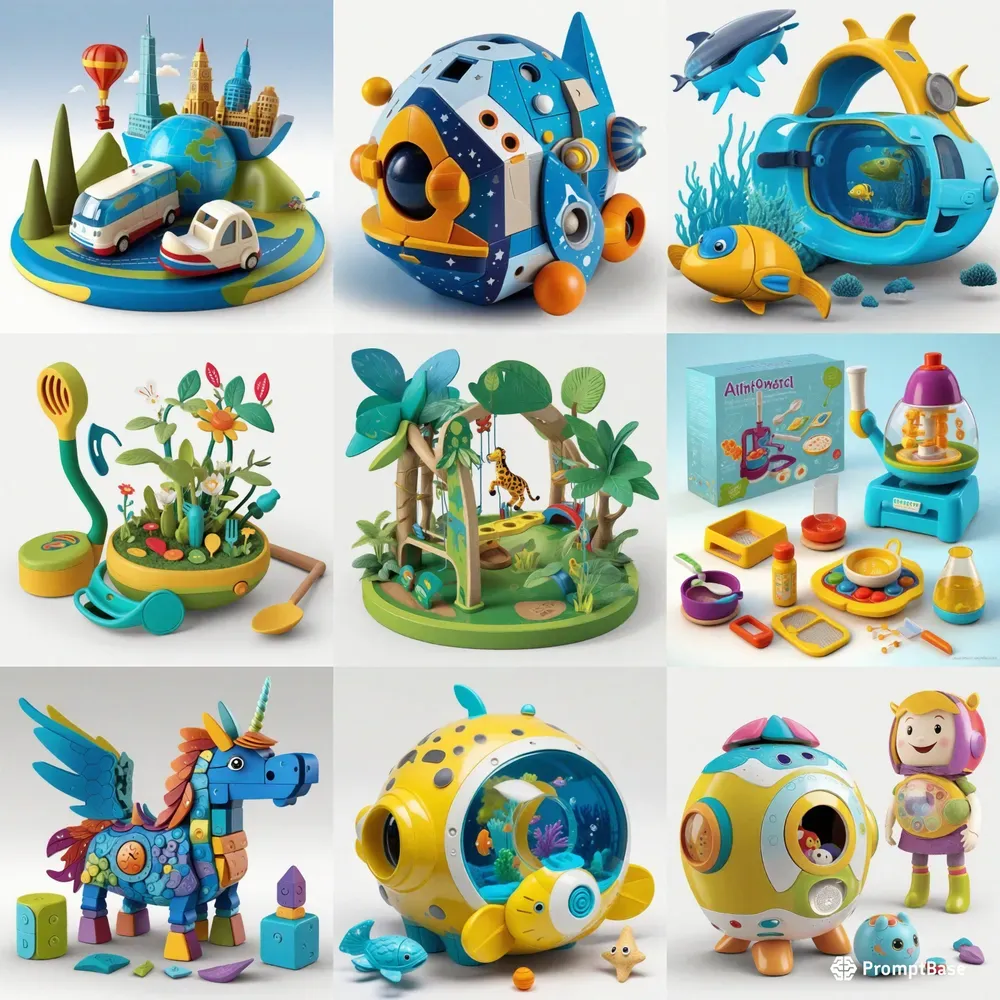 Kids Toys Imagery Leonardo Ai Prompt | PromptBase