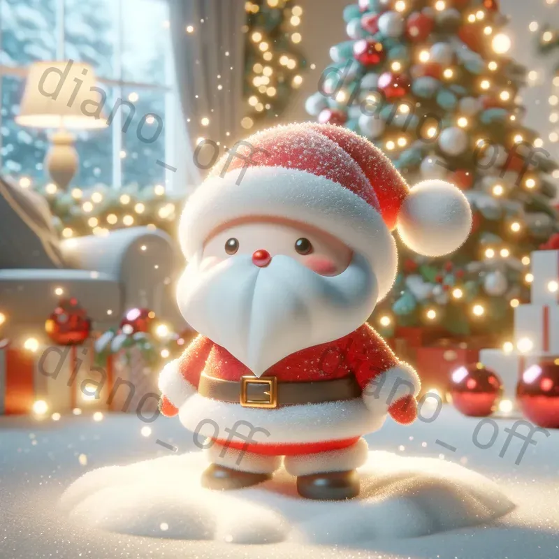 Cute Christmas 3D Renders DALL·E Prompt | PromptBase