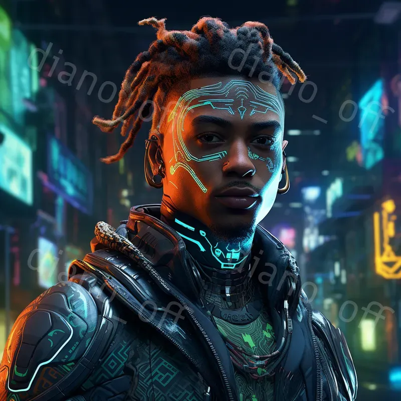 Amazing Cyberpunk Portraits Midjourney Prompt | PromptBase