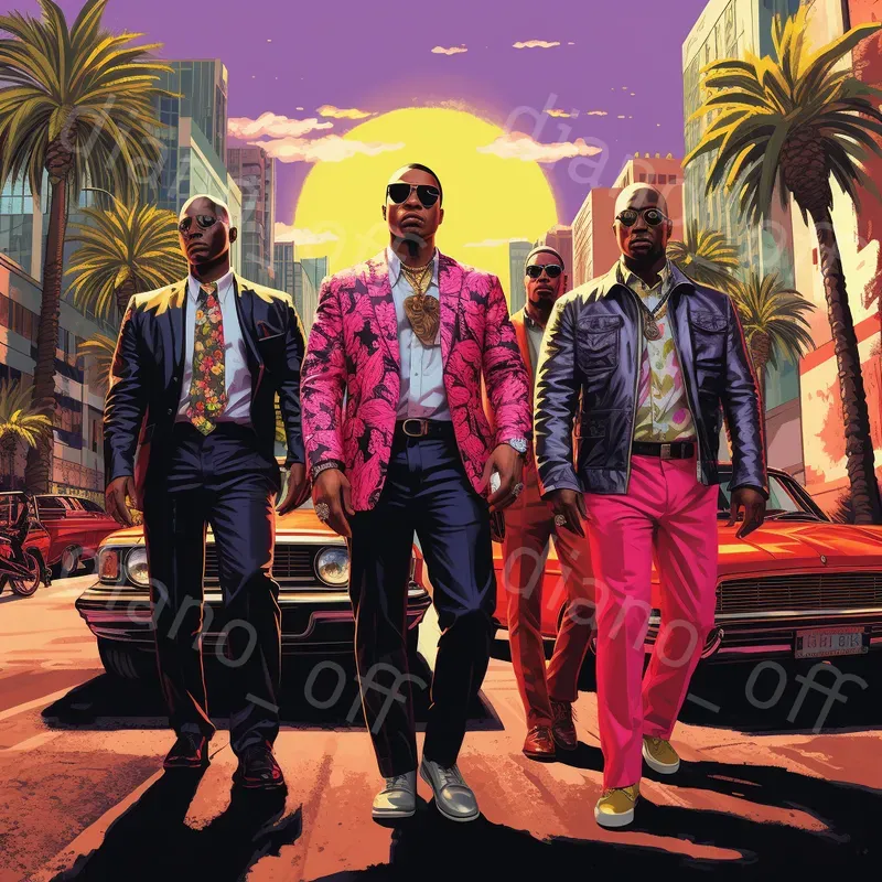 Gta Style Portraits Midjourney Prompt | PromptBase