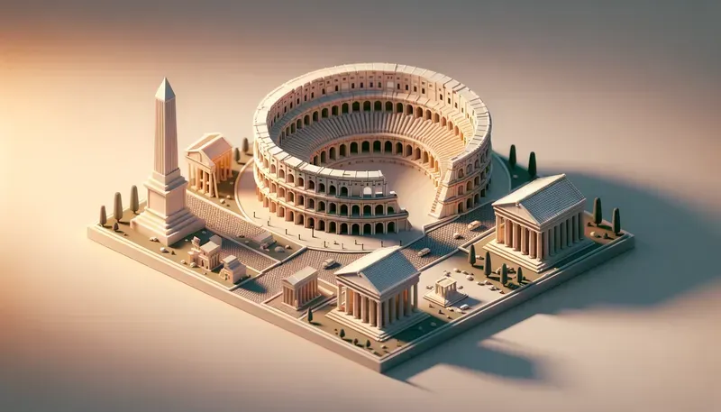 Isometric Monuments DALL·E Prompt | PromptBase