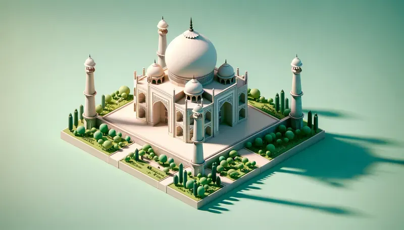 Isometric Monuments DALL·E Prompt | PromptBase