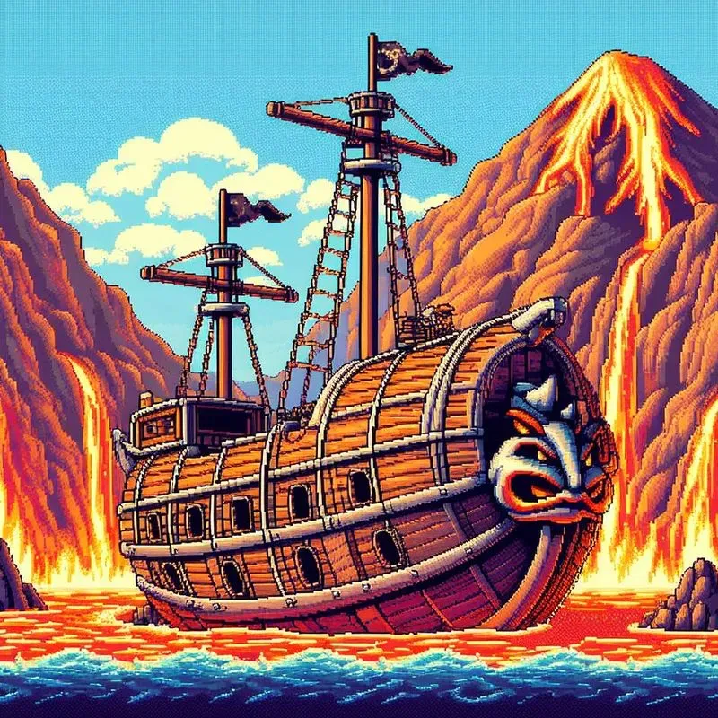 Pixel Art Retro Gaming RPG Scenes DALL·E Prompt | PromptBase