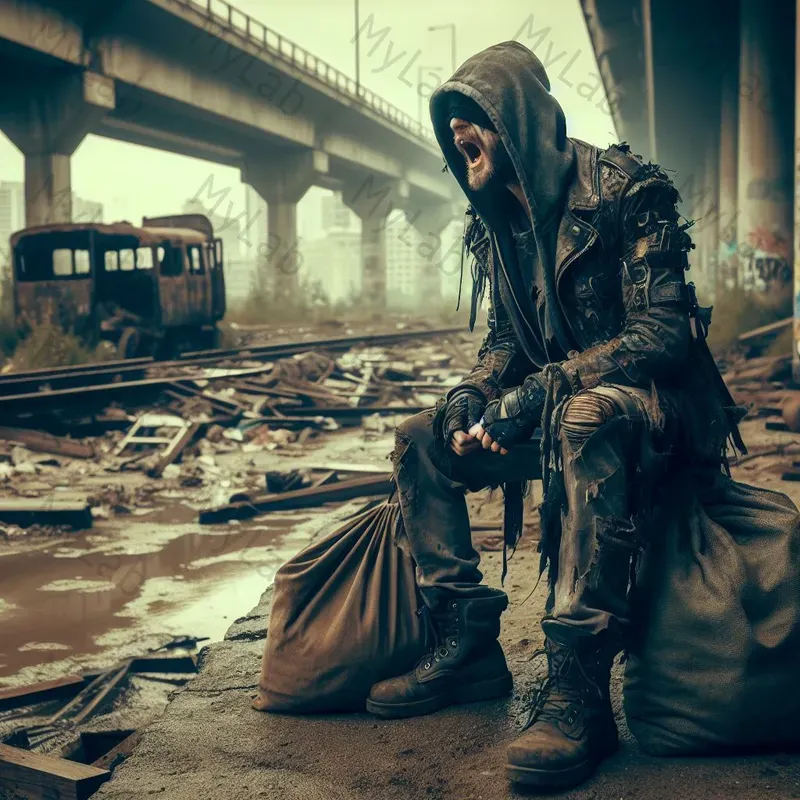 Dystopian Apokalipse Scenes HD DALL·E Prompt | PromptBase