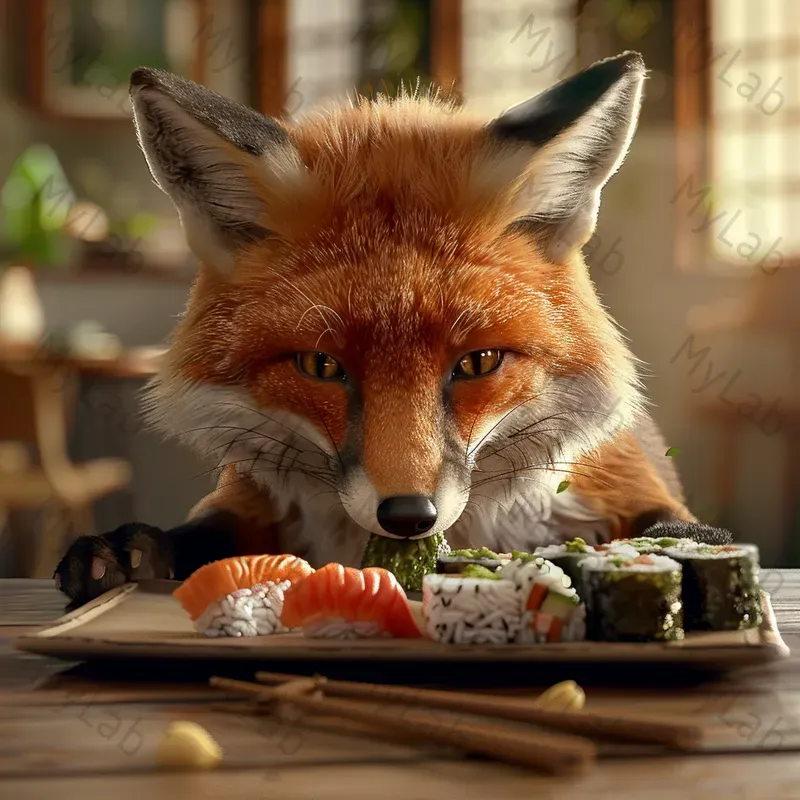 Real Animals Eat In Tables Midjourney Prompt | PromptBase