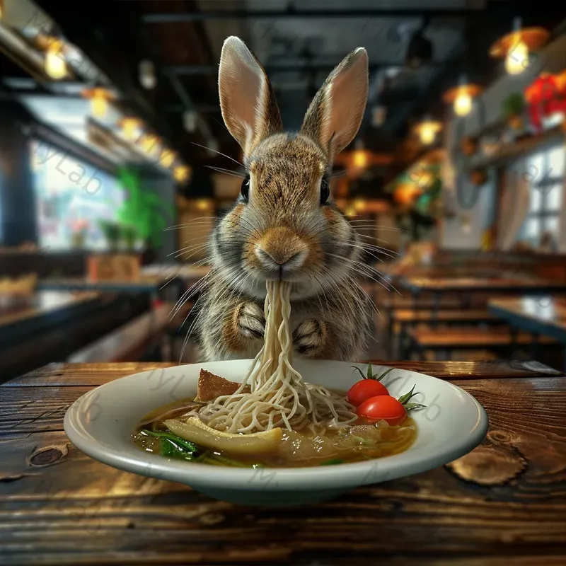 Real Animals Eat In Tables Midjourney Prompt | PromptBase