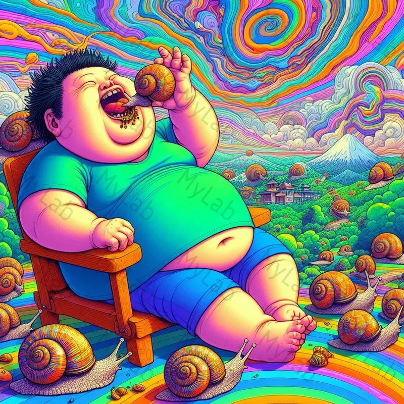 Trippy Travel Cartoons DALL·E Prompt | PromptBase