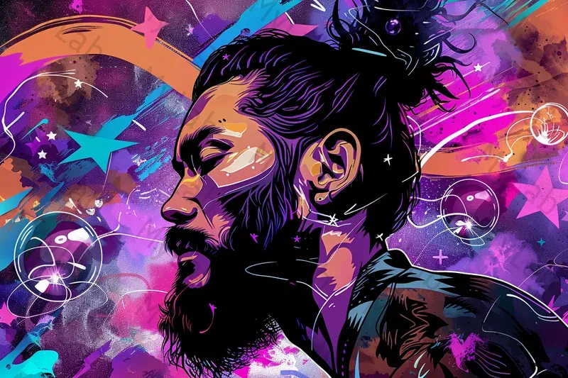 Dynamic Faces Pop Art Comics Midjourney Prompt | PromptBase