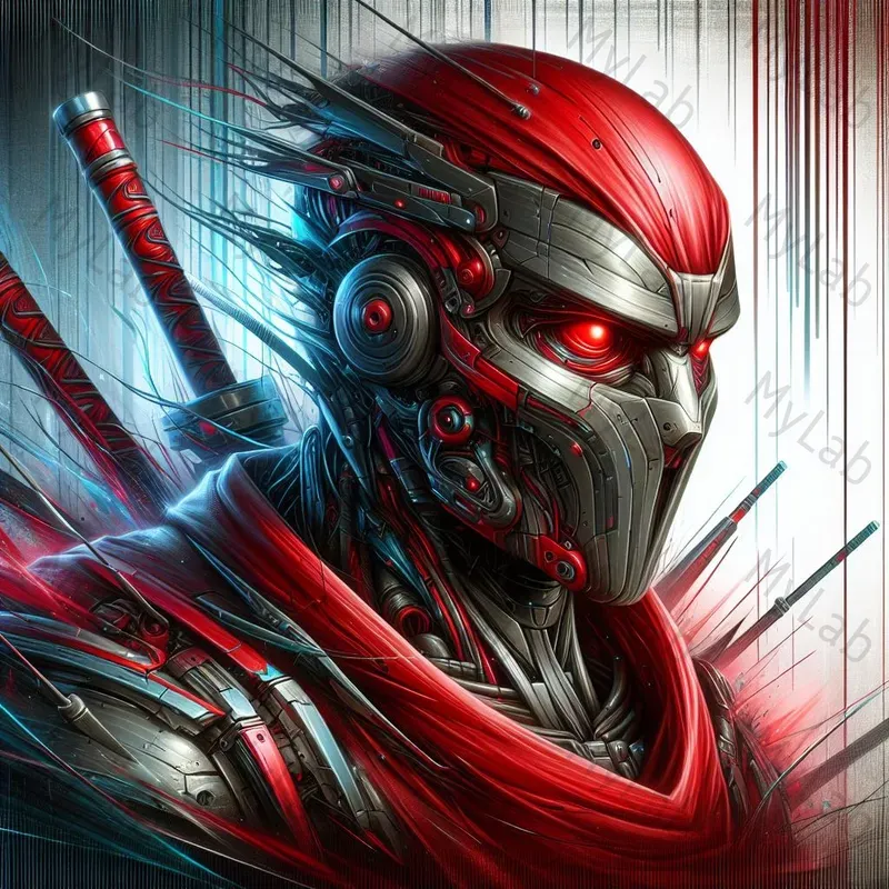 Bot Portraits In Vortex HD DALL·E Prompt | PromptBase