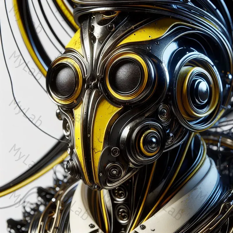 Bot Portraits In Vortex HD DALL·E Prompt | PromptBase