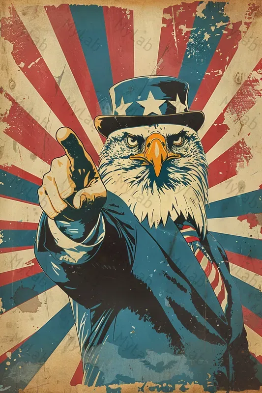 Animal Propaganda 50s Posters Midjourney Prompt | PromptBase