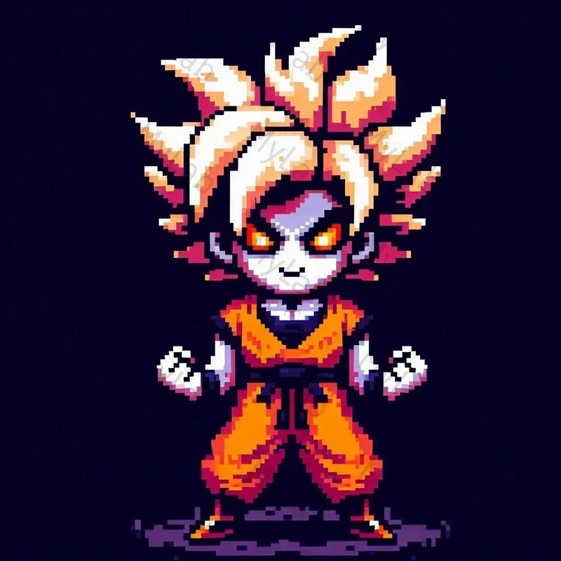 Iconic Pixel Evil Characters DALL·E Prompt | PromptBase