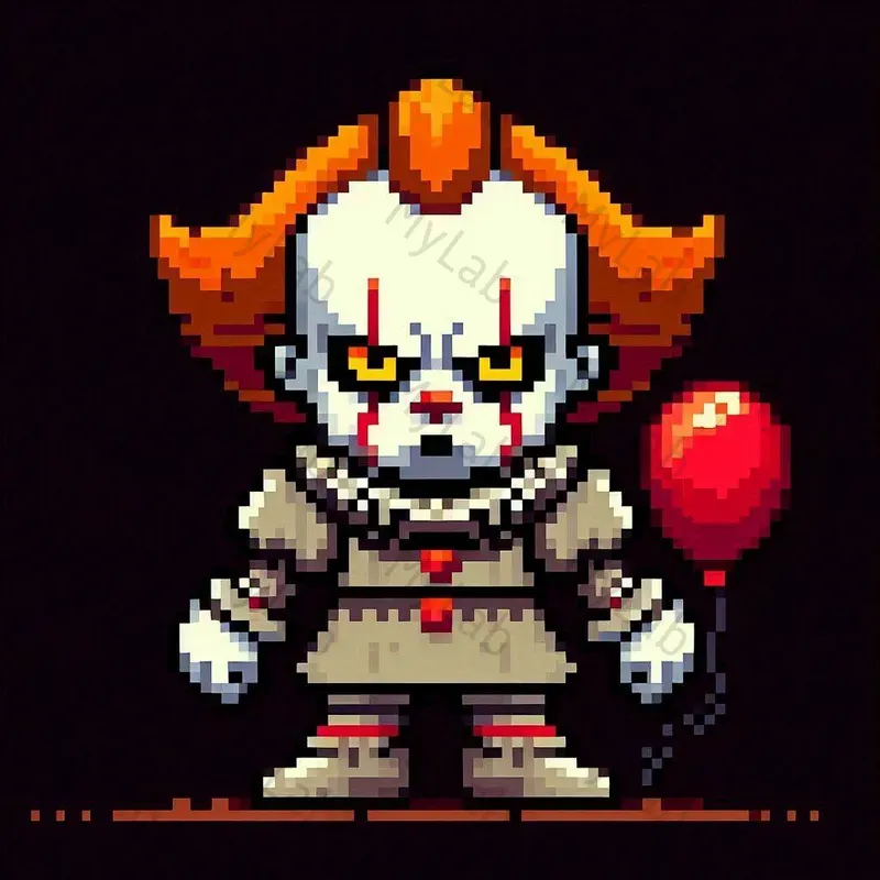 Iconic Pixel Evil Characters DALL·E Prompt | PromptBase