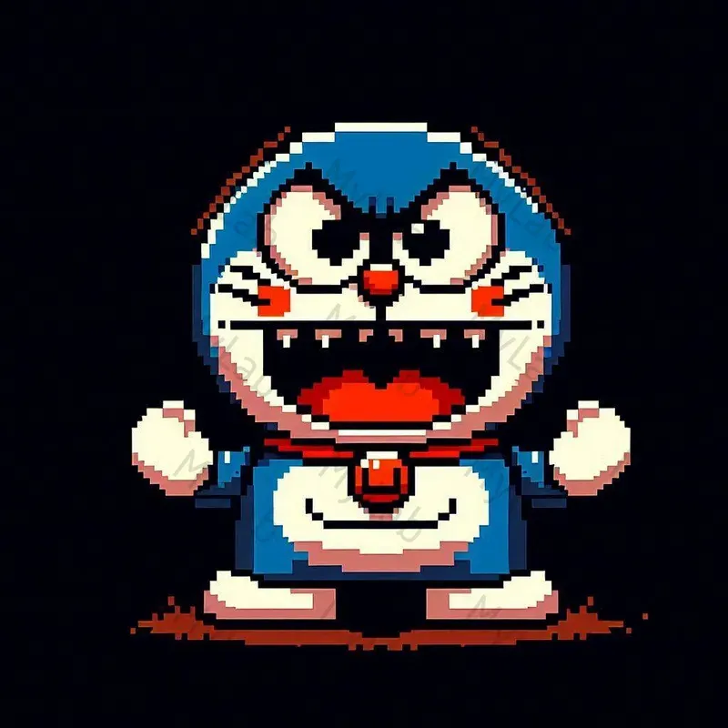 Iconic Pixel Evil Characters DALL·E Prompt | PromptBase