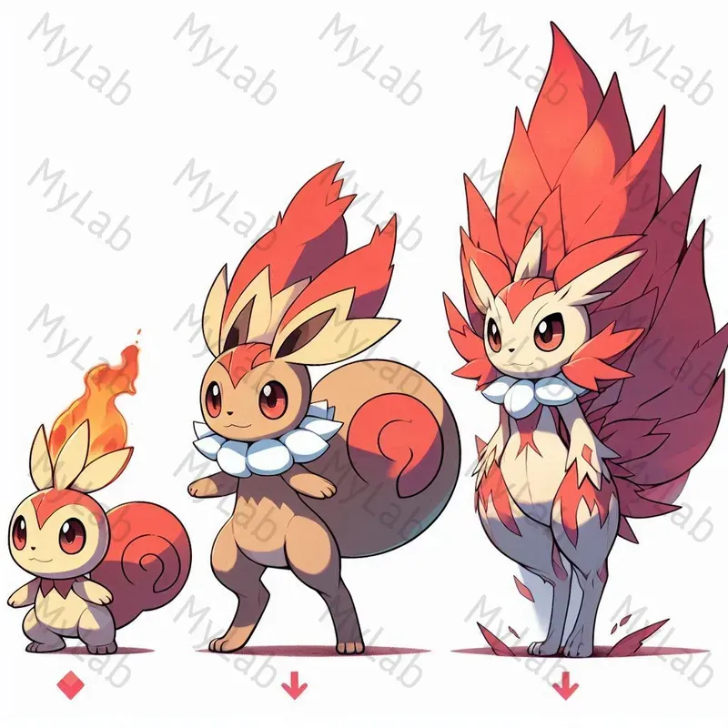 Poke Evolutions 3 Phases DALL·E Prompt | PromptBase