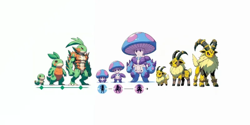 Poke Evolutions 3 Phases DALL·E Prompt | PromptBase