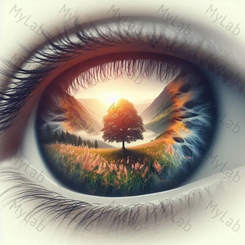 Epic Landscapes In Eyes DALL·E Prompt | PromptBase