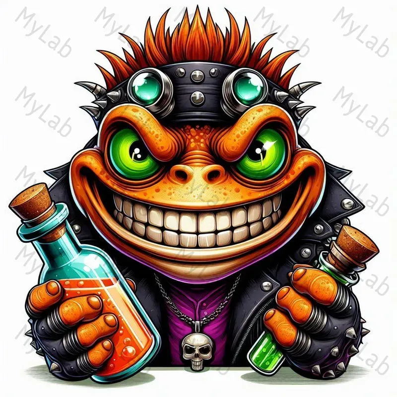 Hardcore Punk Mascot Avatars DALL·E Prompt | PromptBase
