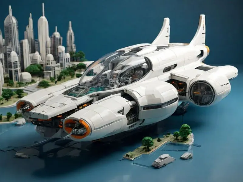 Lego Fusion Hyperrealistic Art Leonardo Ai Prompt | PromptBase