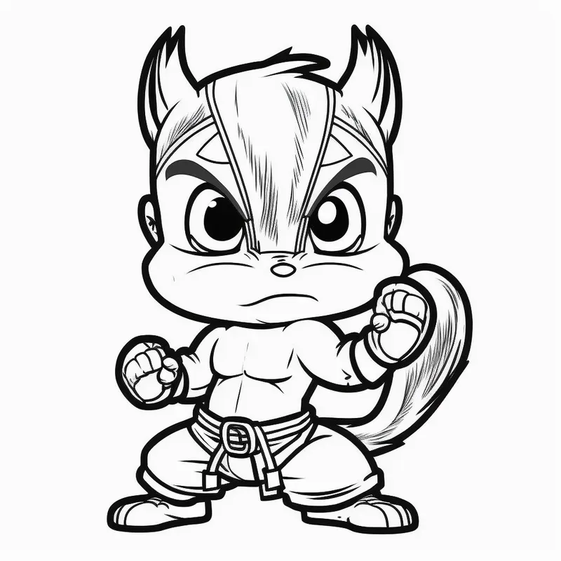 Animal Athletes Coloring Pages For Kids Midjourney Prompt | PromptBase