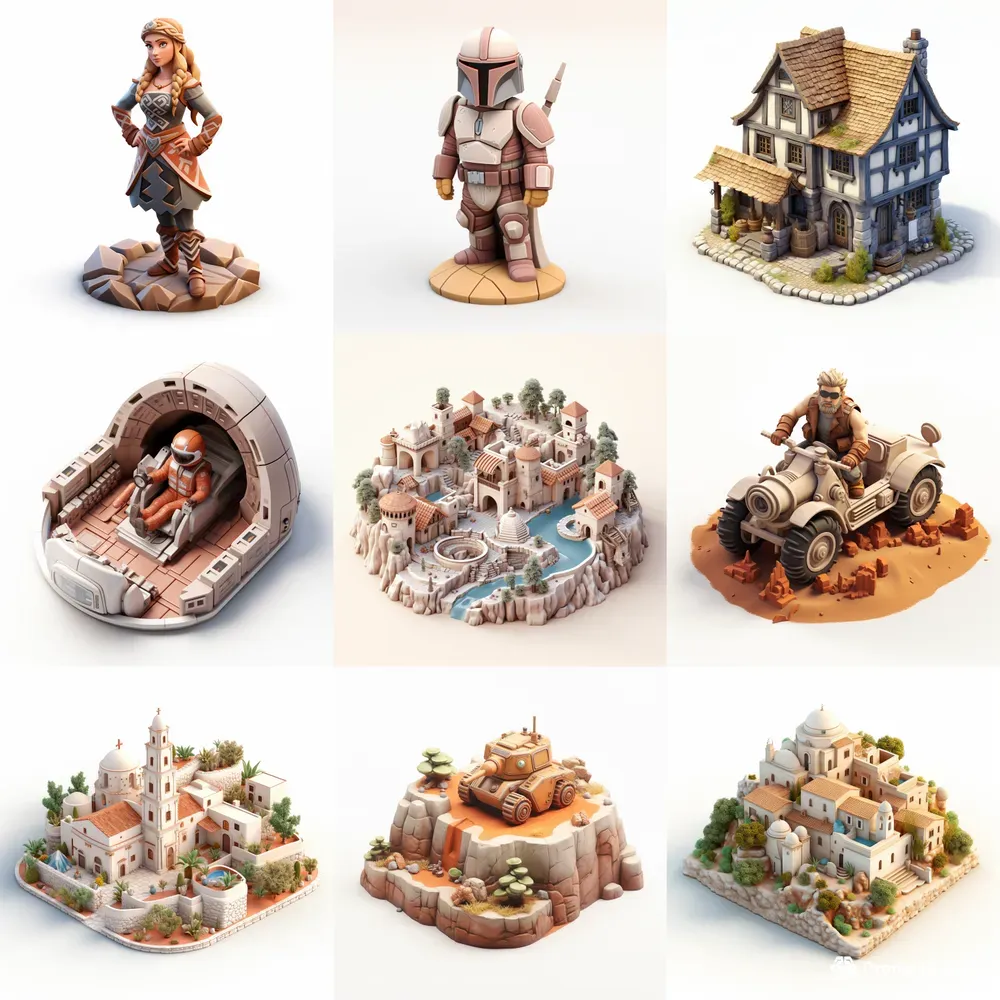 Multiple Render Designs Midjourney Prompt | PromptBase