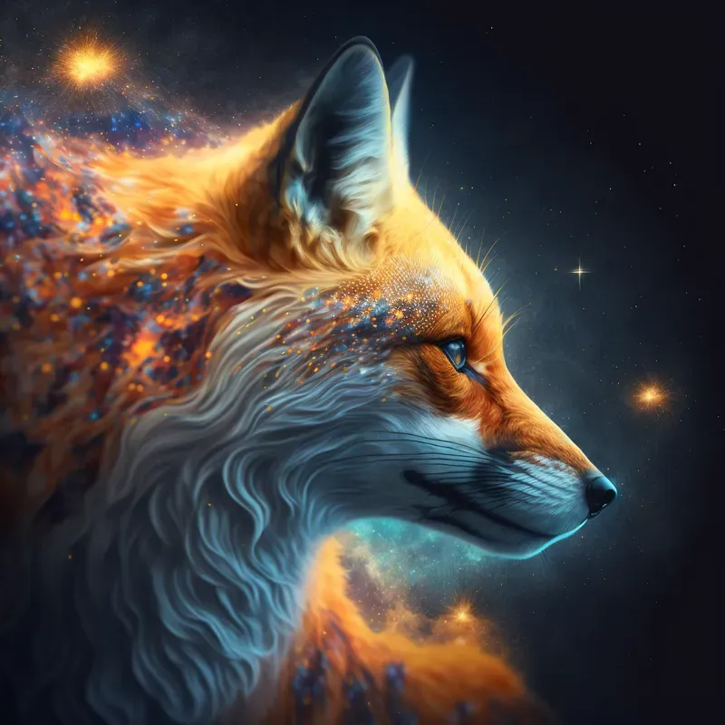 HD Cosmic Animal Wallpapers Midjourney Prompt | PromptBase