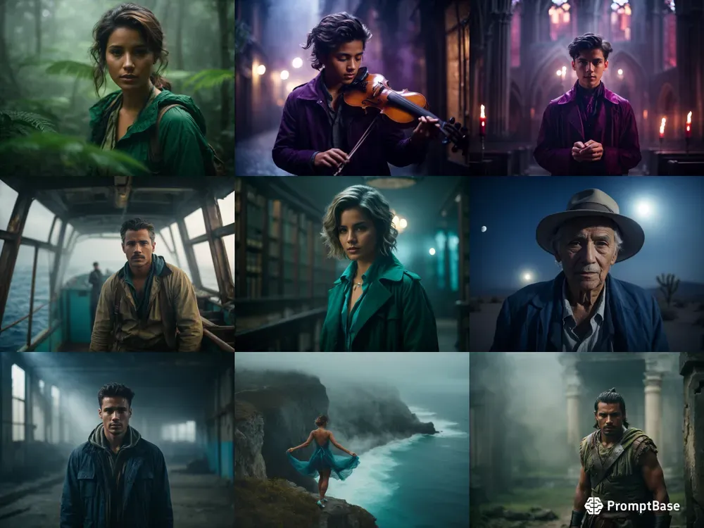 Mysterious Cinematic Shots Of People Leonardo Ai Prompt | PromptBase