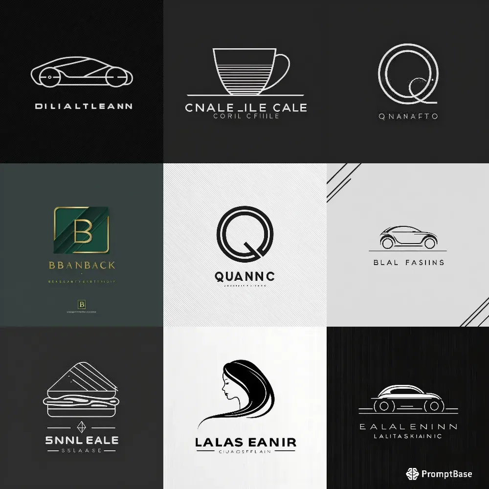 Minimalist Logo Designs Midjourney Prompt | PromptBase
