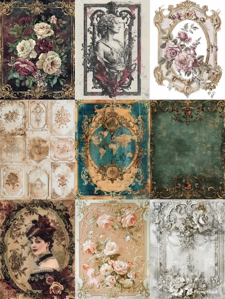 Victorian Decals Midjourney Prompt | PromptBase