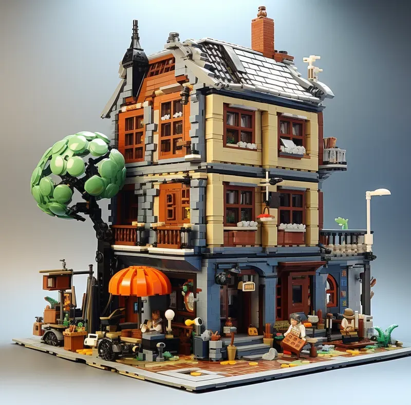 Lego Buildings Midjourney Prompt | PromptBase