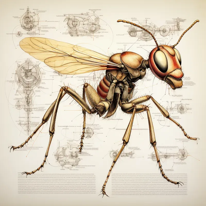 Anatomies Of Small Animals And Insects Midjourney Prompt | PromptBase