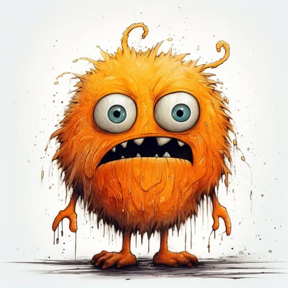 Crazy Creepy Minimalistic Creatures Midjourney Prompt | PromptBase