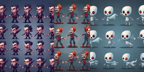 2D Game Characters Midjourney Prompt | PromptBase