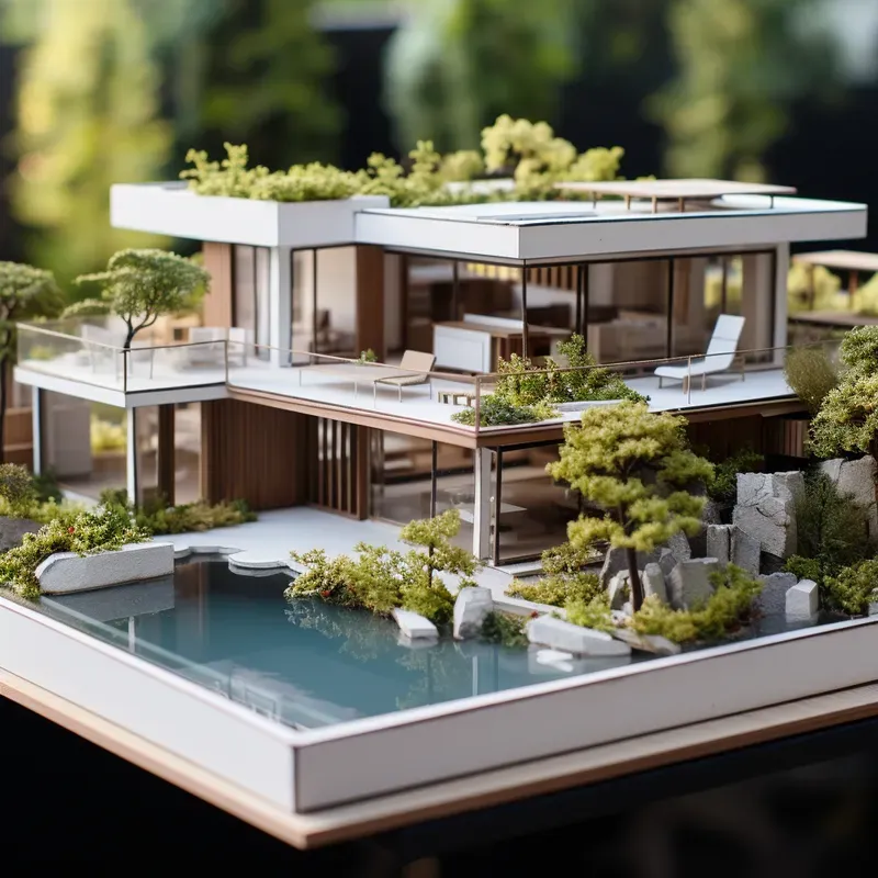 3D Mini Architecture Models Midjourney Prompt | PromptBase