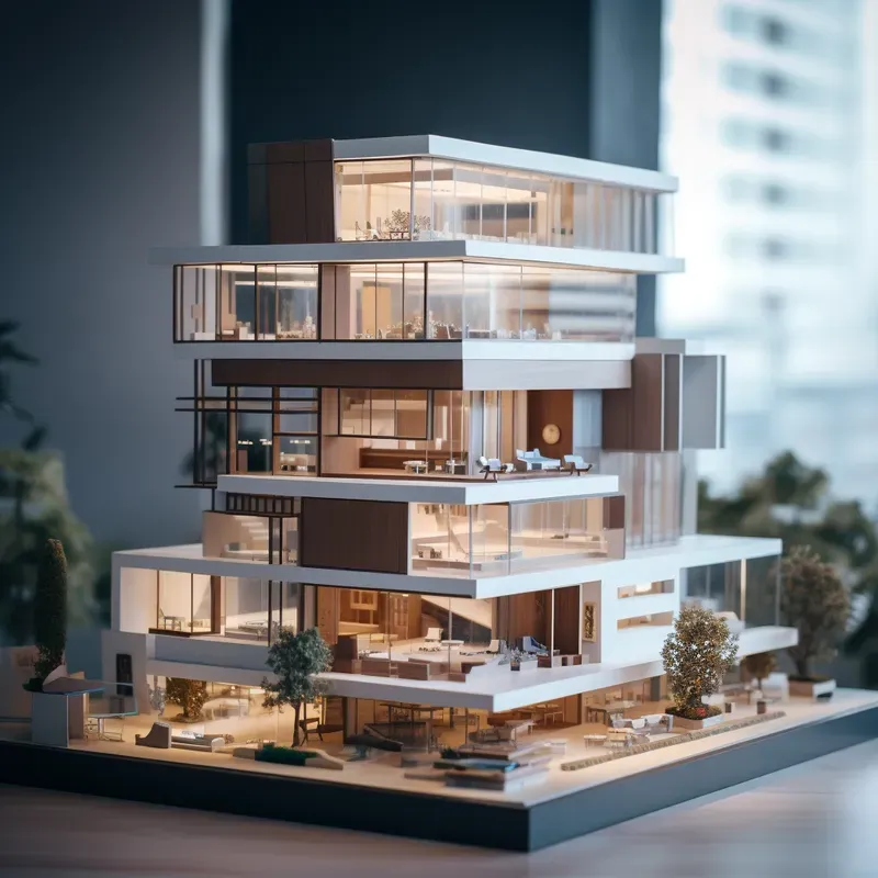 3D Mini Architecture Models Midjourney Prompt | PromptBase